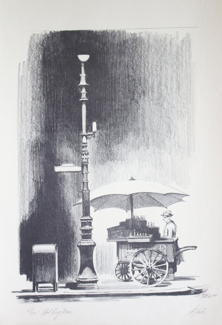 Shelly Fink - Hot Dog Man ( Edition 67/150) For Sale at 1stDibs