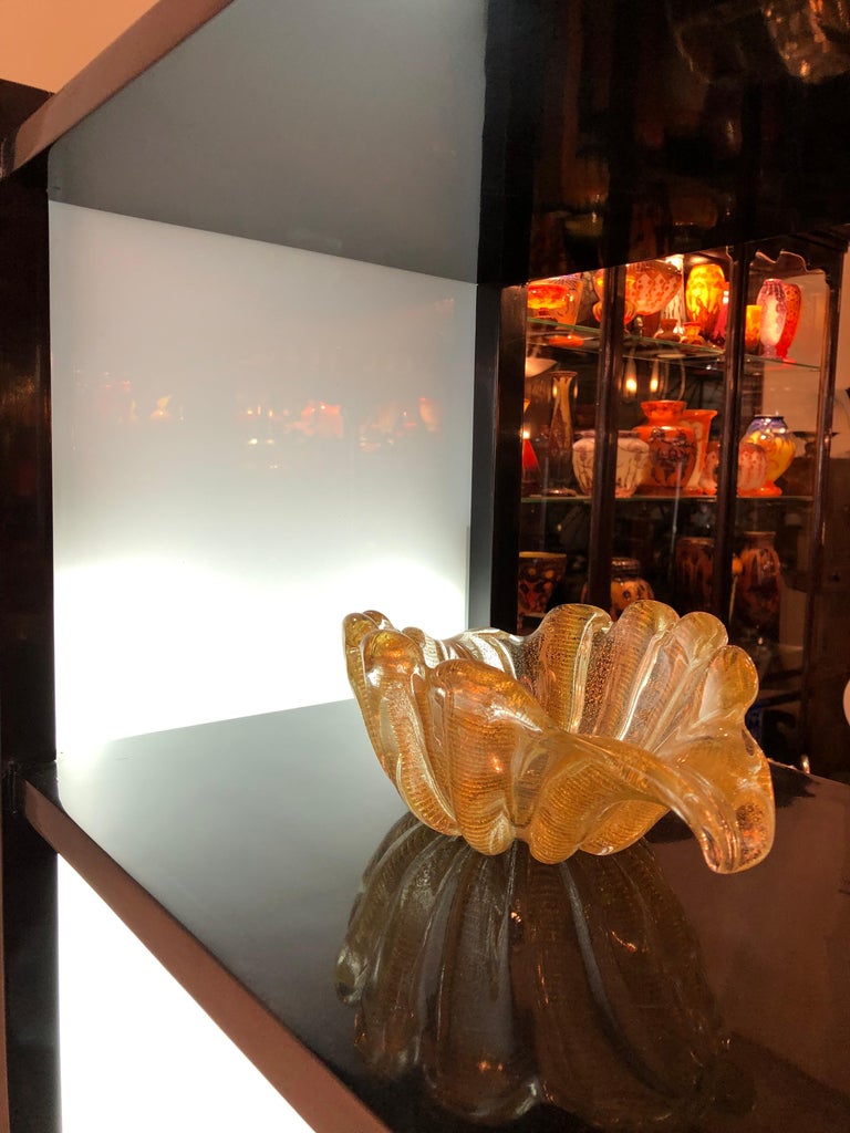 Shelves with Light, Style: Art Deco, Materilas: Wood and Glass, Year ...