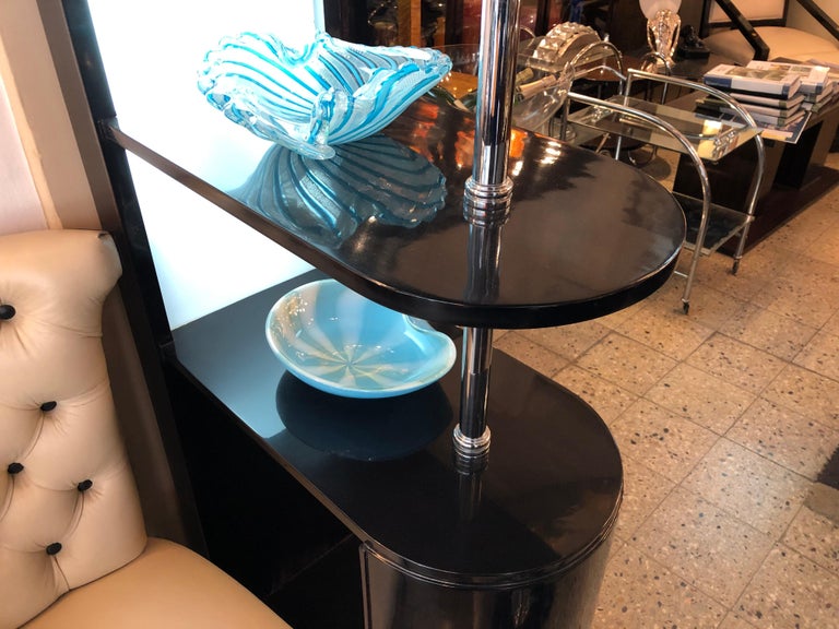 Shelves with Light, Style: Art Deco, Materilas: Wood and Glass, Year ...