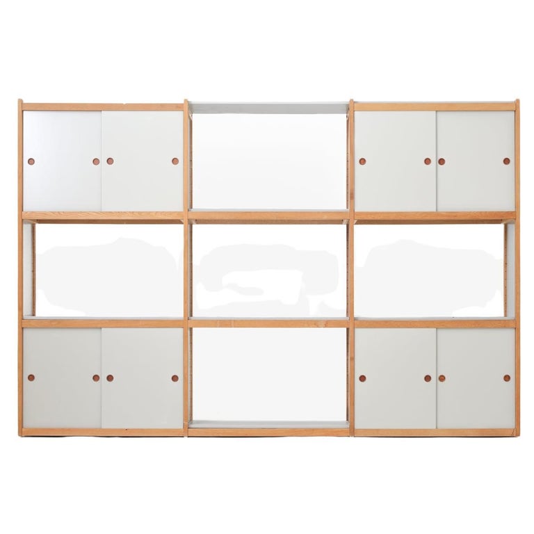 Shelving System in Oak at 1stDibs