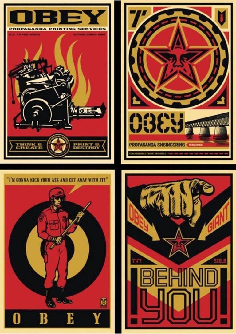 Shepard Fairey - Frank Shepard Fairey (Obey) 20 YEAR RETRO SERIES SET ...