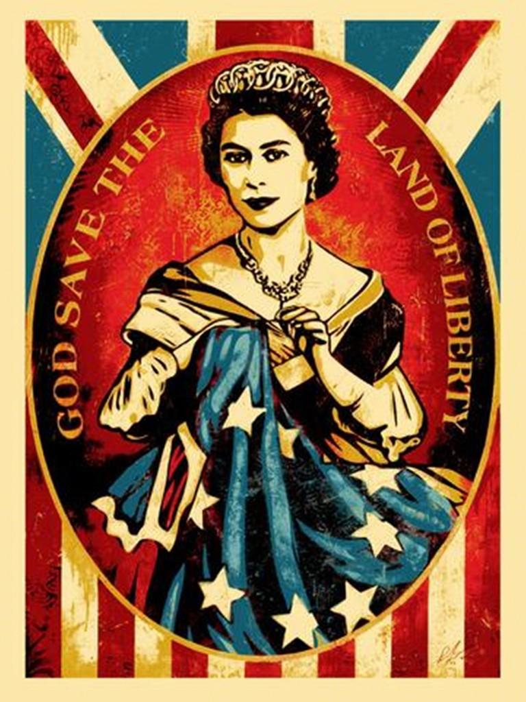 Shepard Fairey - God Save the Queen (Homage to Queen Elizabeth II) For ...