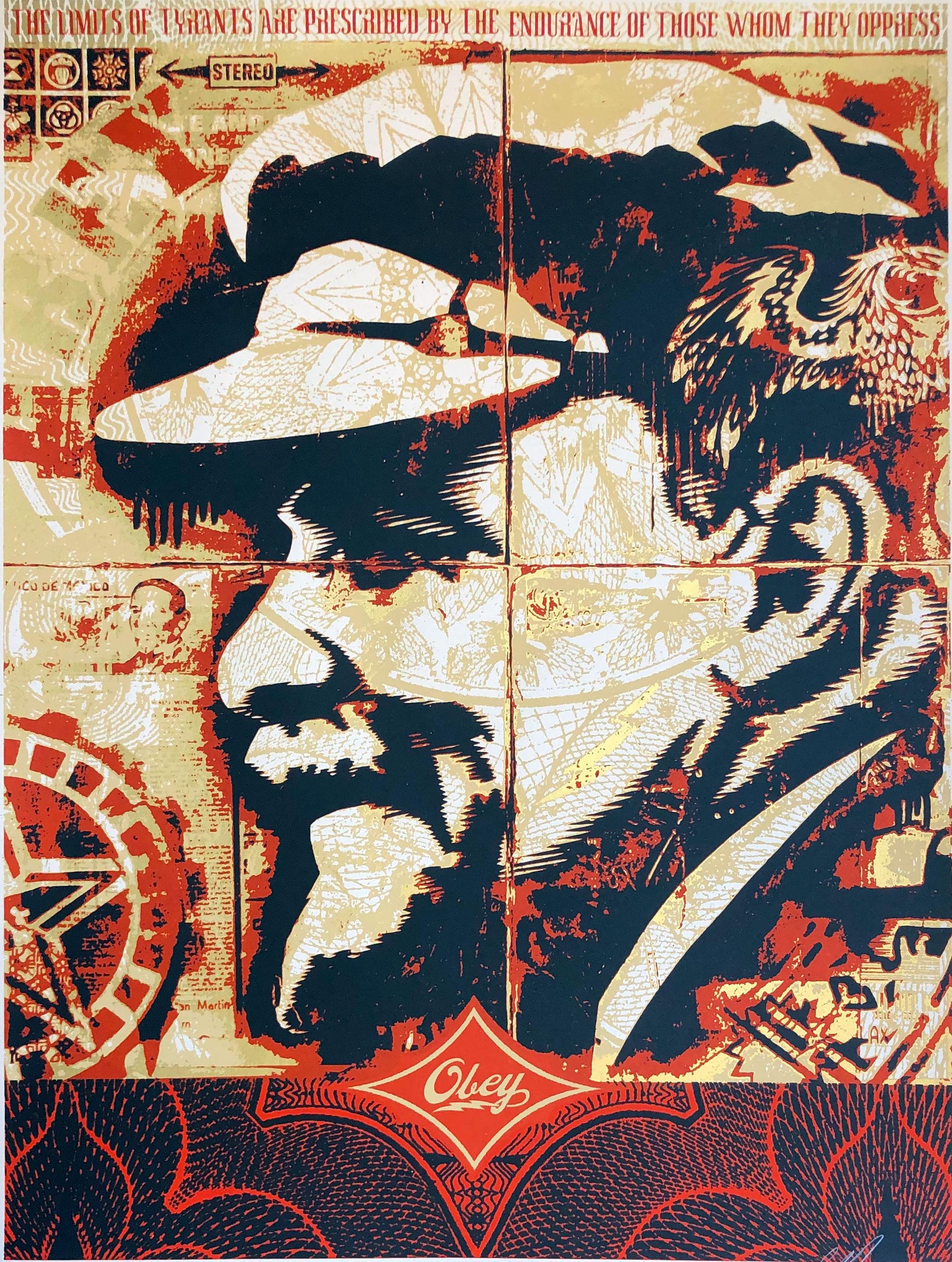 Shepard Fairey - Malcolm X Red For Sale at 1stDibs