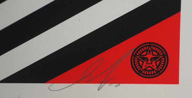 Shepard Fairey - Mayday Flag - Original Handsigned and Numbered Screen ...