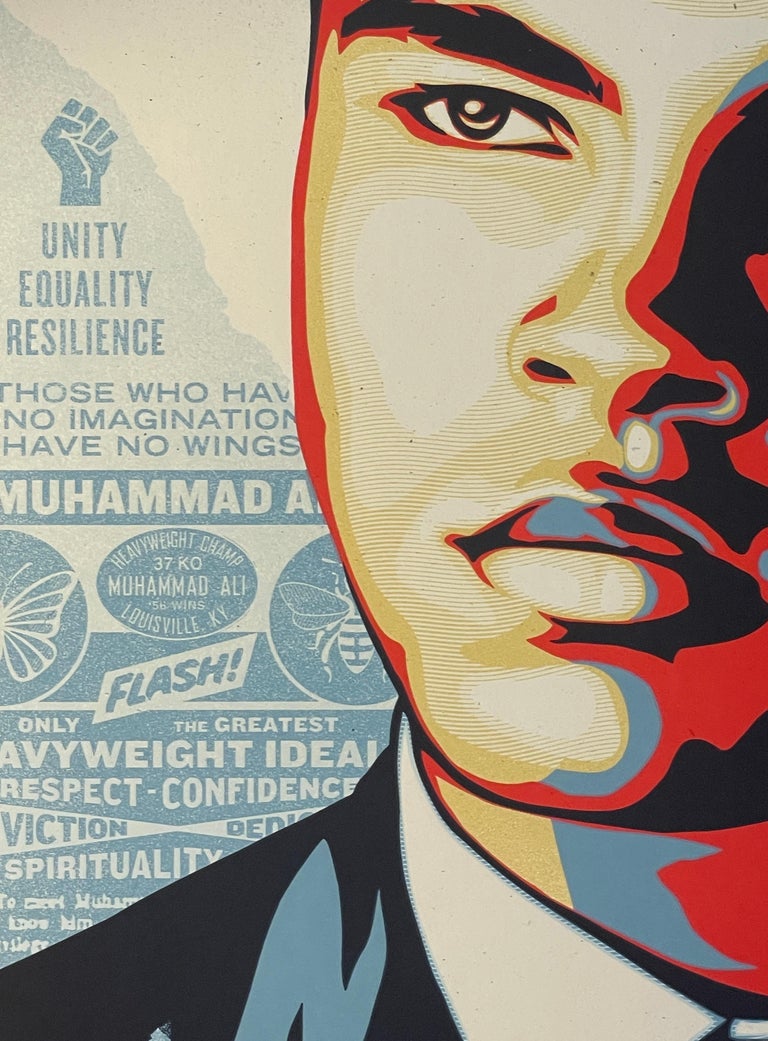 Shepard Fairey - Muhammad Ali "Heavyweight Ideals" Shepard Fairey ...