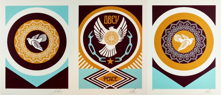 Shepard Fairey - Peace Doves 2, Shepard Fairey Obey Contemporary Street ...