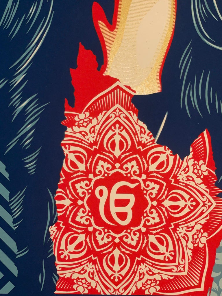Shepard Fairey - Rebirth Silk Screen Print By Shepard Fairey ...