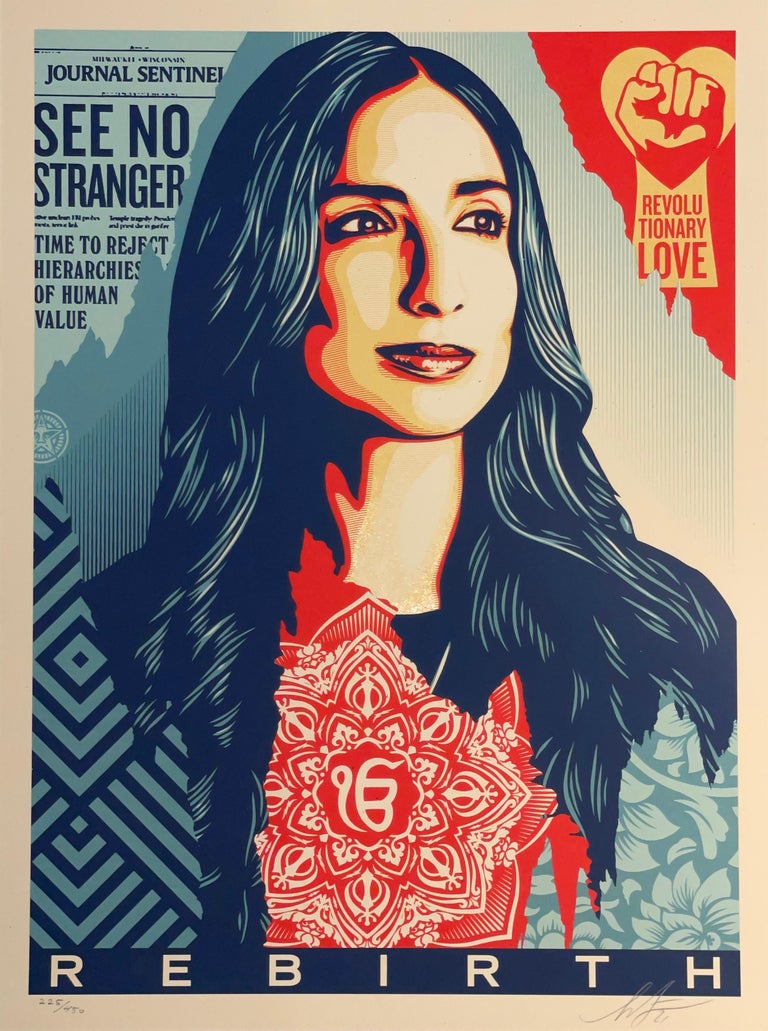 Shepard Fairey - Rebirth Silk Screen Print By Shepard Fairey ...