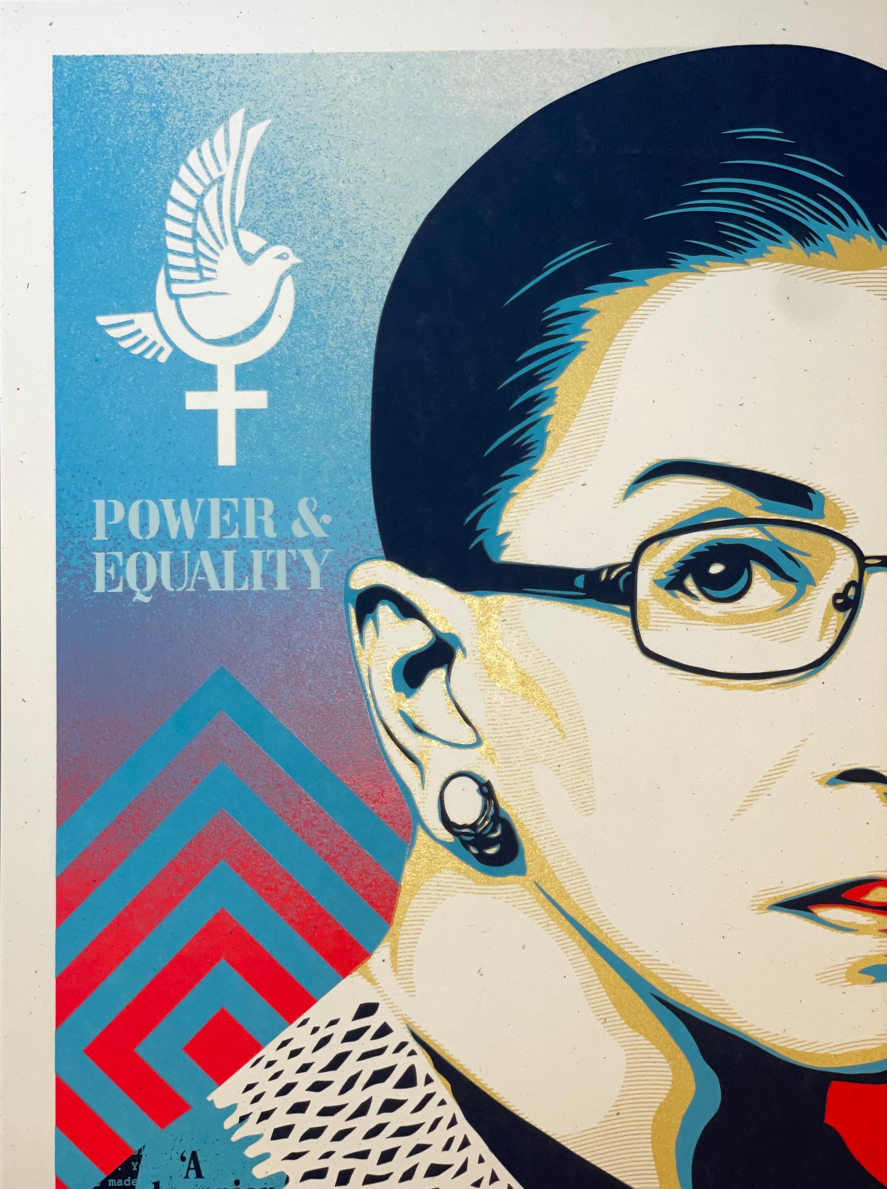 Shepard Fairey - Ruth Bader Ginsburg "A Champion of Justice" Shepard ...
