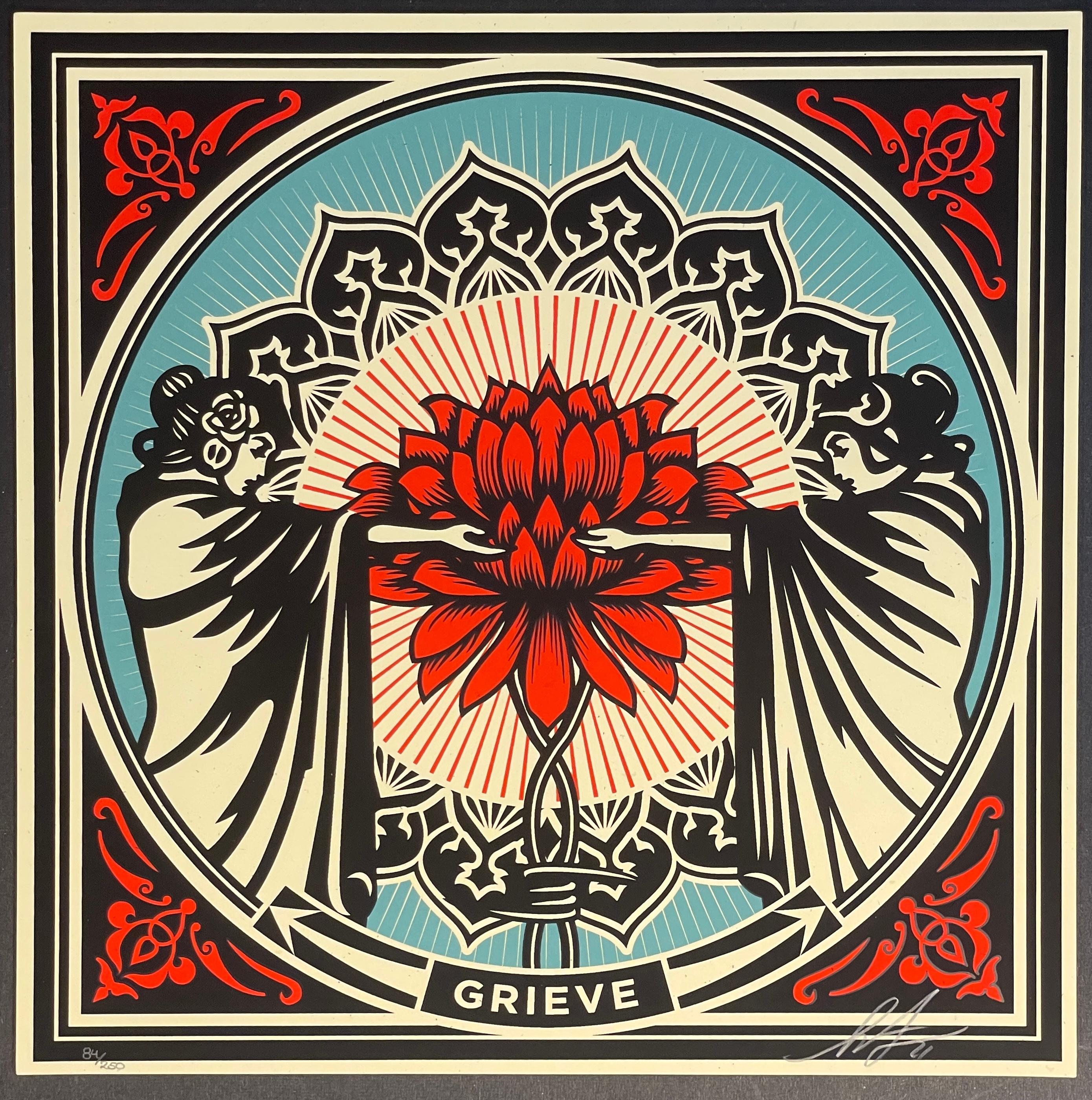 Shepard Fairey - Shepard Fairey "RAGE" Fine Art Screenprint Street ...