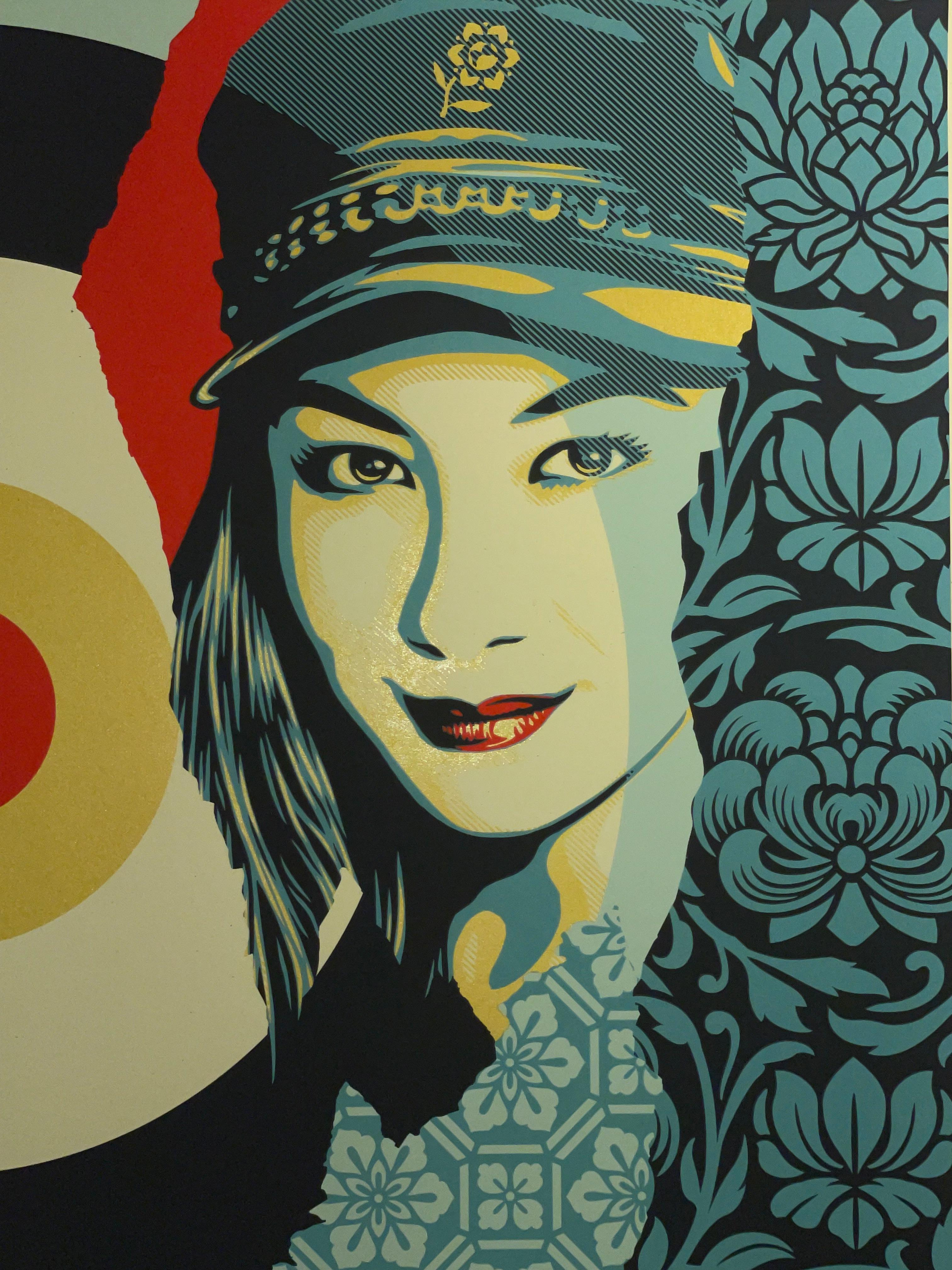 Shepard Fairey Shepard Fairey Raise The Level Silkscreen Print Shepard Fairey Shepard Fairey Raise The Level Silkscreen Print