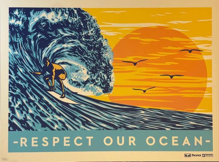 Shepard Fairey - Shepard Fairey "Respect Our Ocean" Screenprint ...
