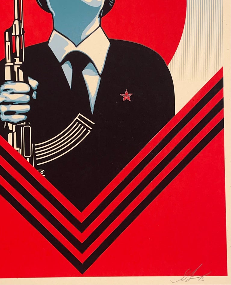 Shepard Fairey - Shepard Fairey Screen Print Peace II Guard Vietnam ...