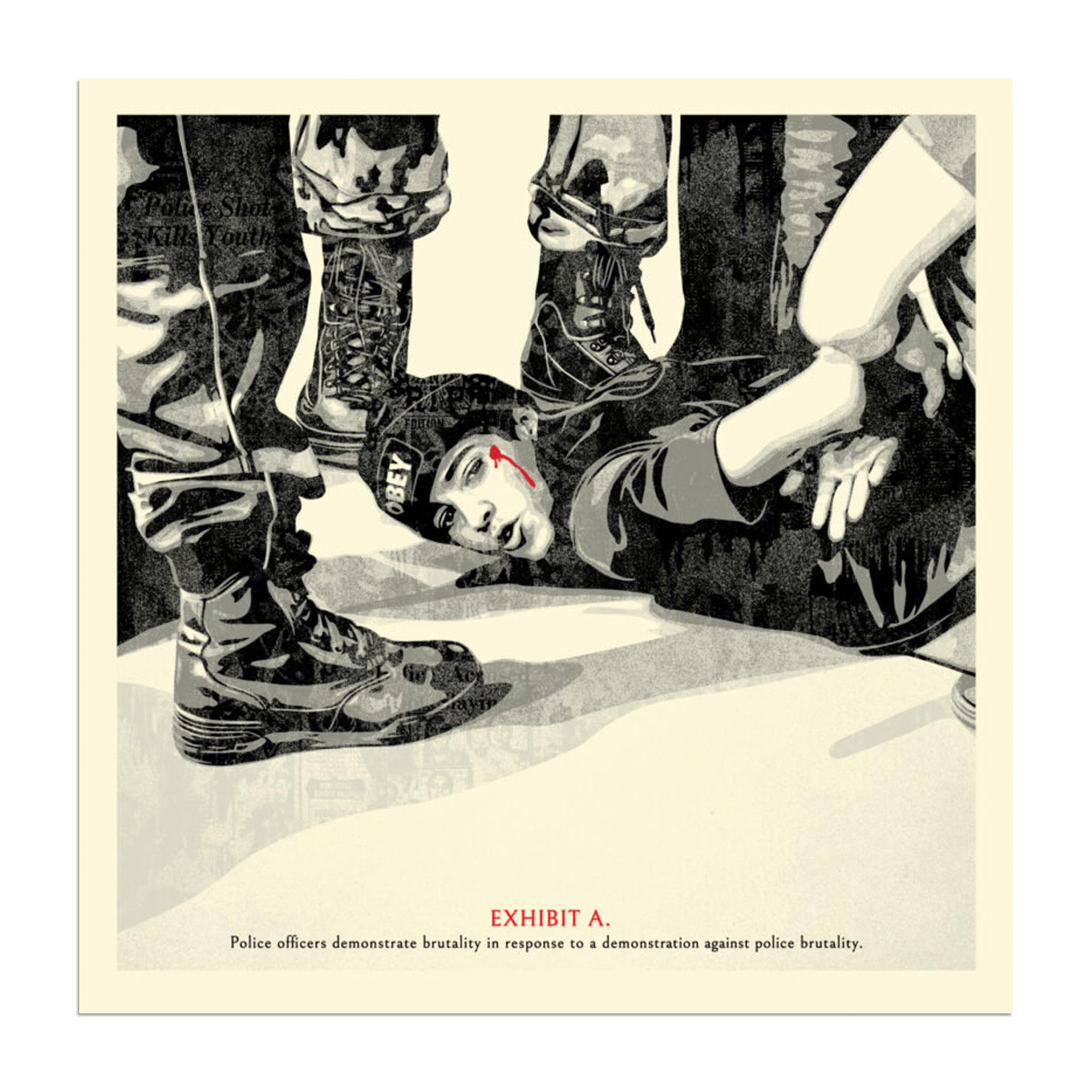 JR (aka Jean René) - JR - In the Container Wall, Lithograph, Urban Art ...