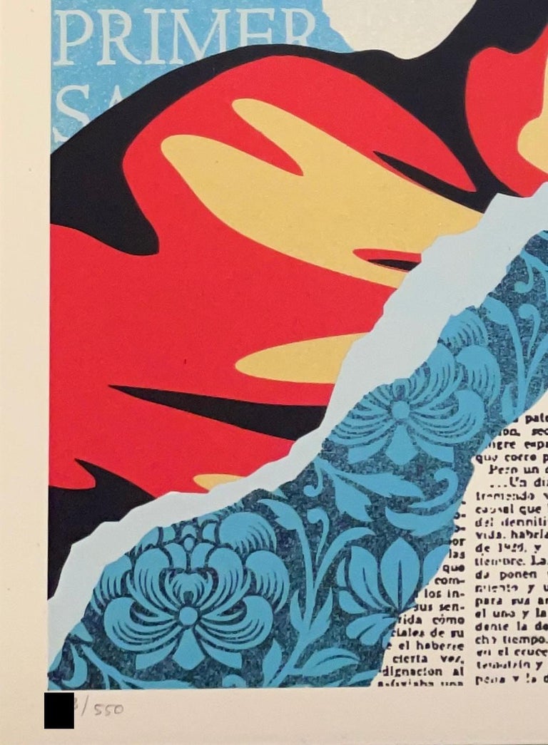 Shepard Fairey – Shepard Fairey „Die Frau, die den Schmerz besiegt hat ...