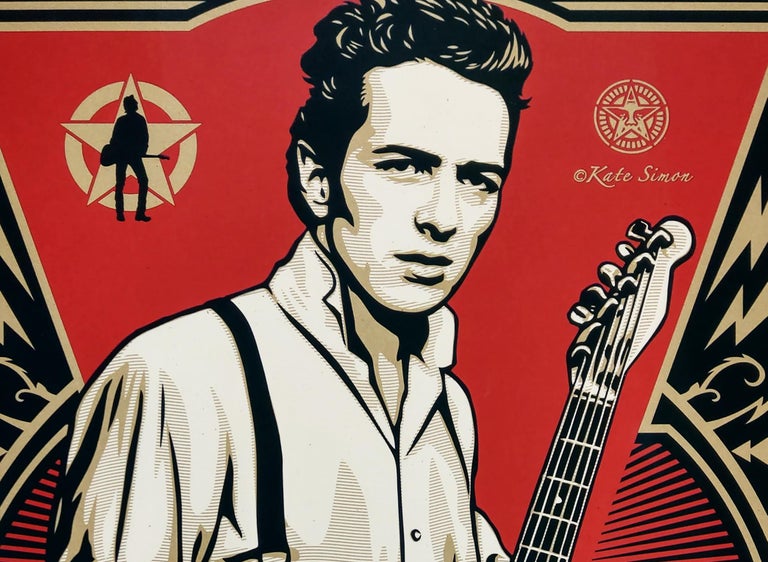 Shepard Fairey - Strummerville - Joe Strummer - Shepard Fairey Obey Contemporary Print at 1stDibs