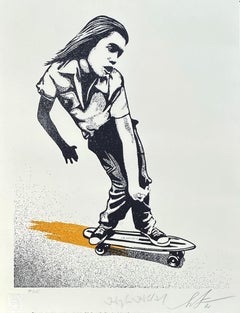 Shepard Fairey - Ramone Canvas For Sale at 1stDibs