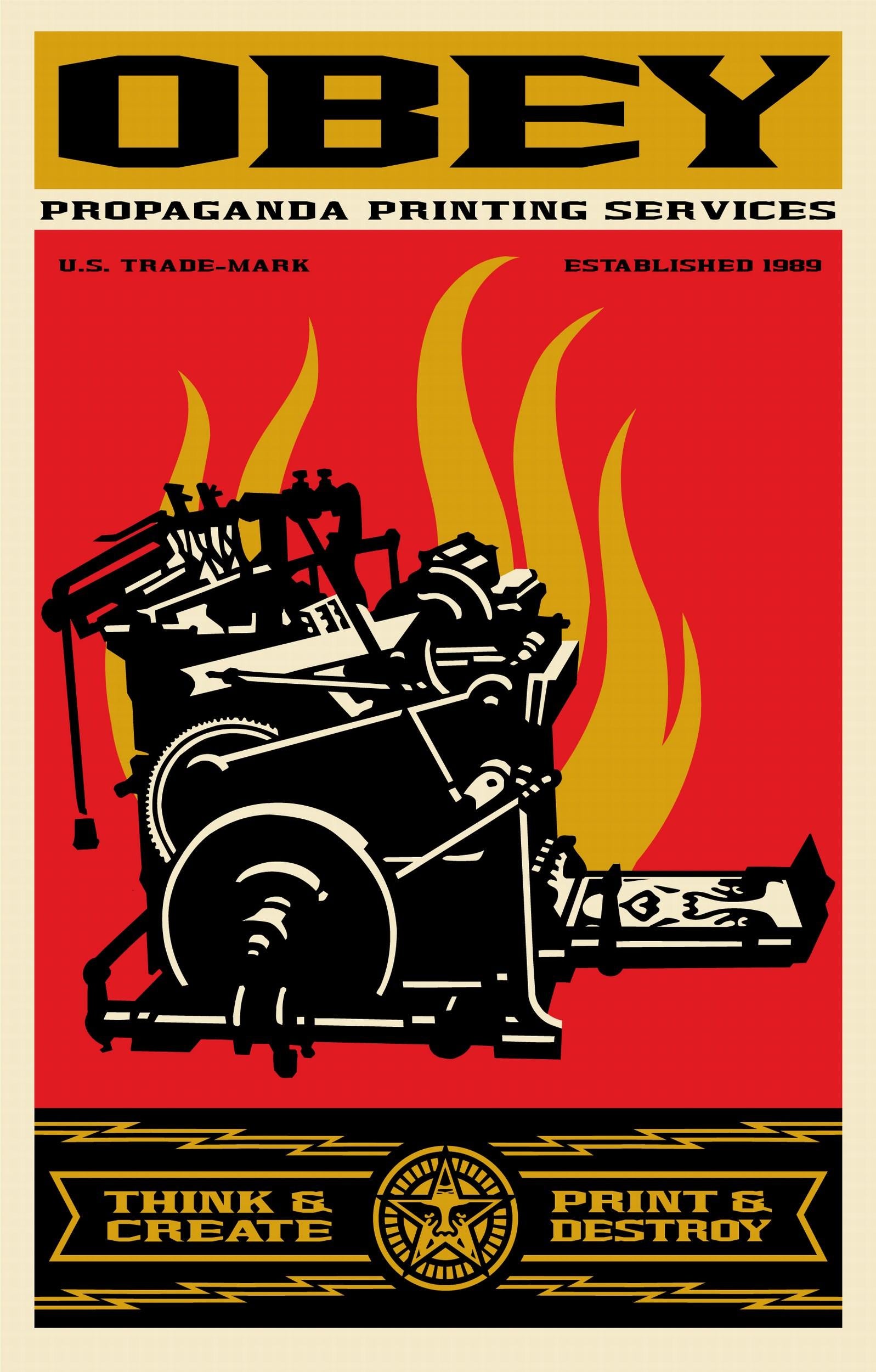 Shepard Fairey - Make Art Not War at 1stDibs