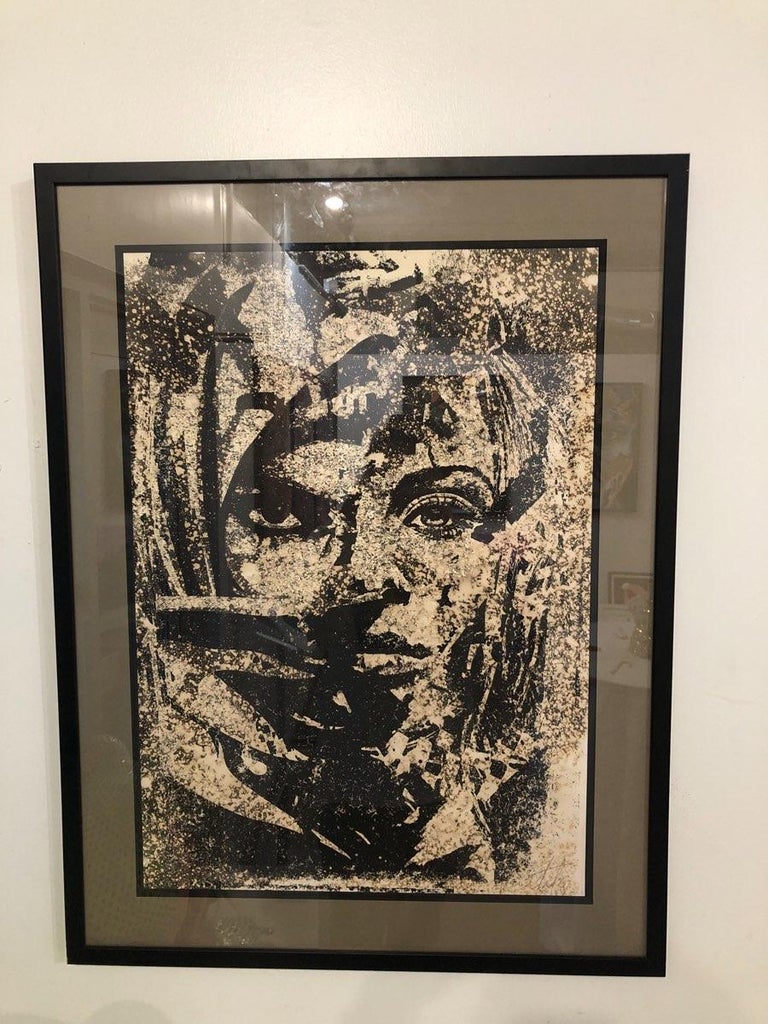 Shepard Fairey X Vhils - Vhils/Obey Universal Personhood (AP) at 1stDibs