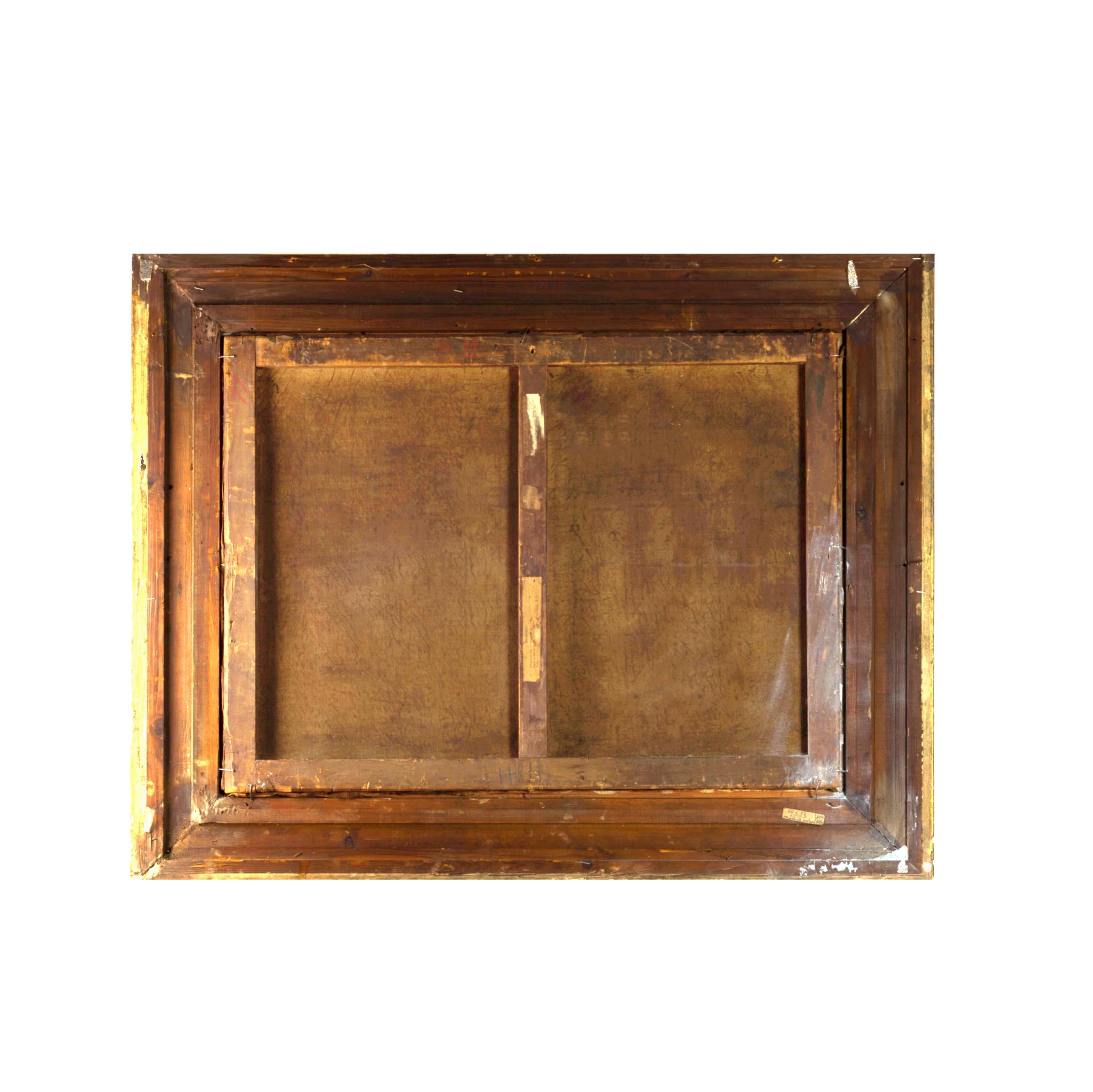 Shepherd And His Flock On The Hill Barbizon Oil Painting After Charles ...