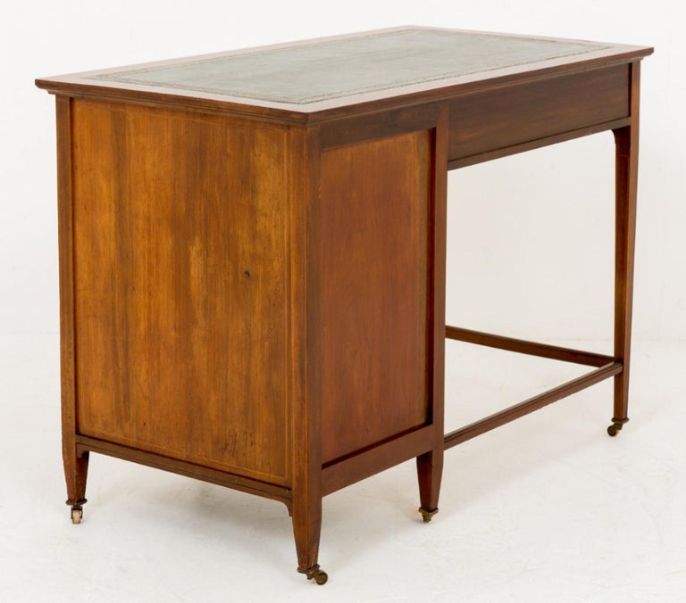Sheraton Mahogany Desk, Antique Revival Desks, circa 1890 For Sale at ...