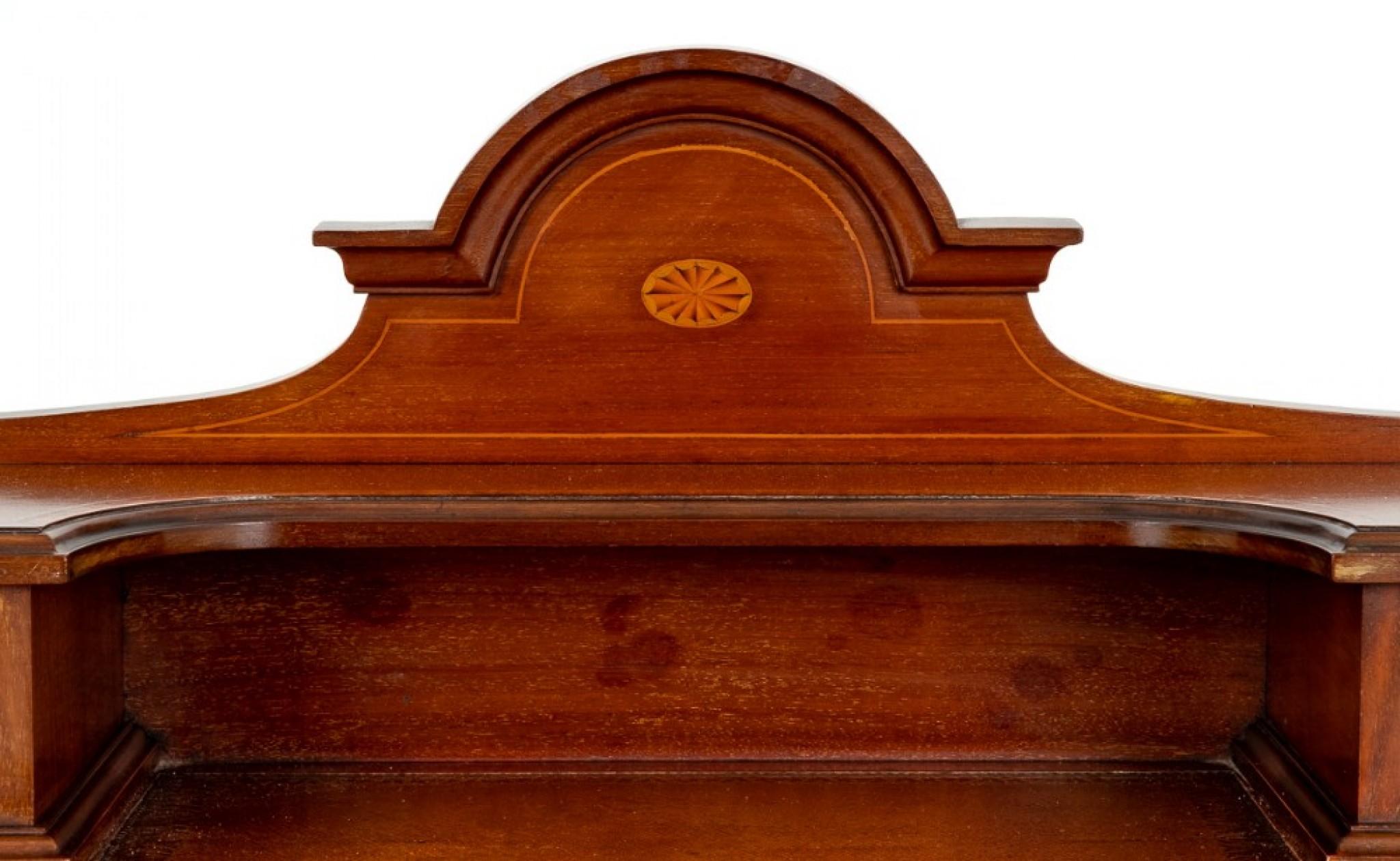 Sheraton Revival Desk Bonheur Du Jour Mahogany For Sale at 1stDibs