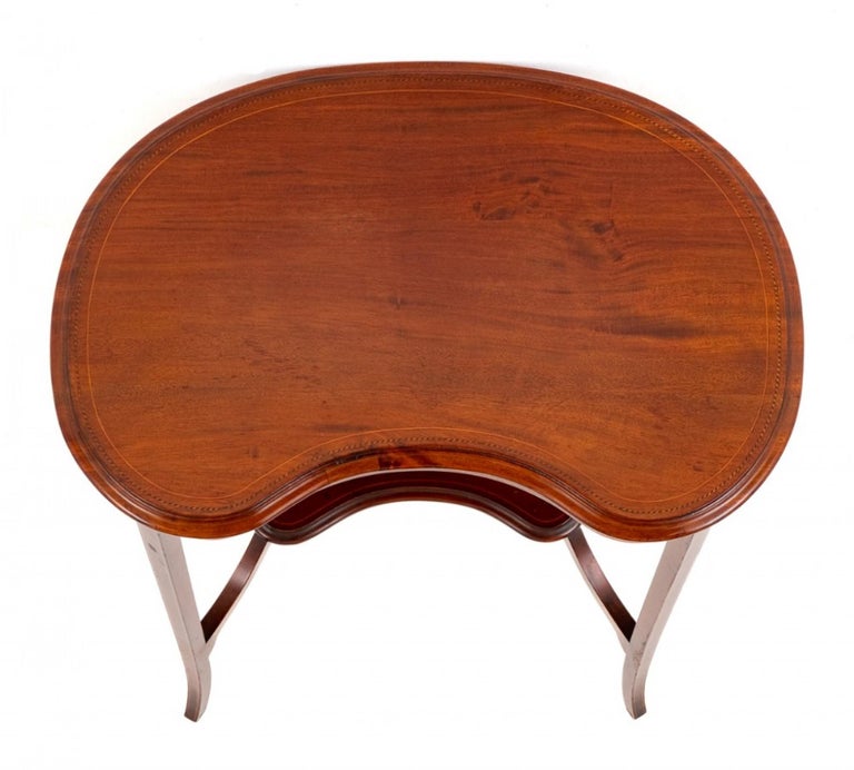 Sheraton Revival Side Table Kidney Bean Form For Sale at 1stDibs