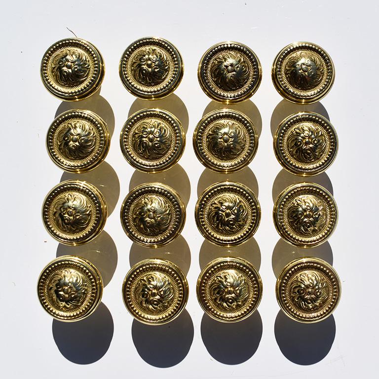 Sherle Wagner Round Gold Beaded Rococo Cabinet Drawer Knobs, Set 16 at ...