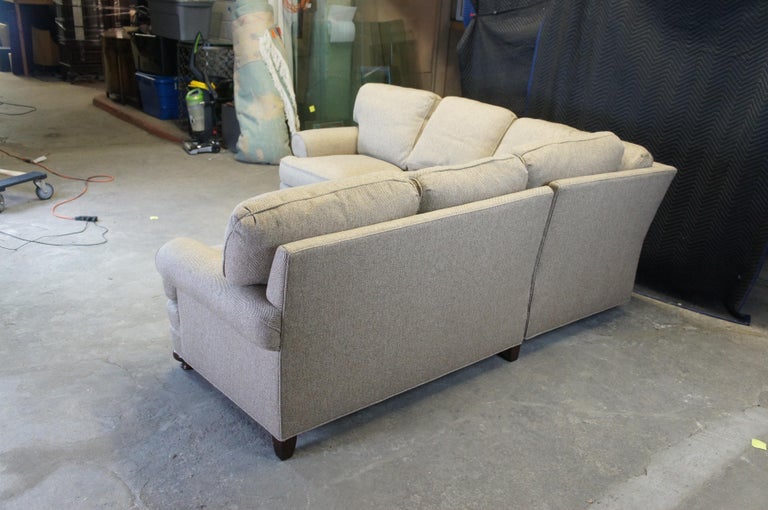 Sherrill Furniture Co. Traditional Rolled Arm Beige Corner Sectional ...