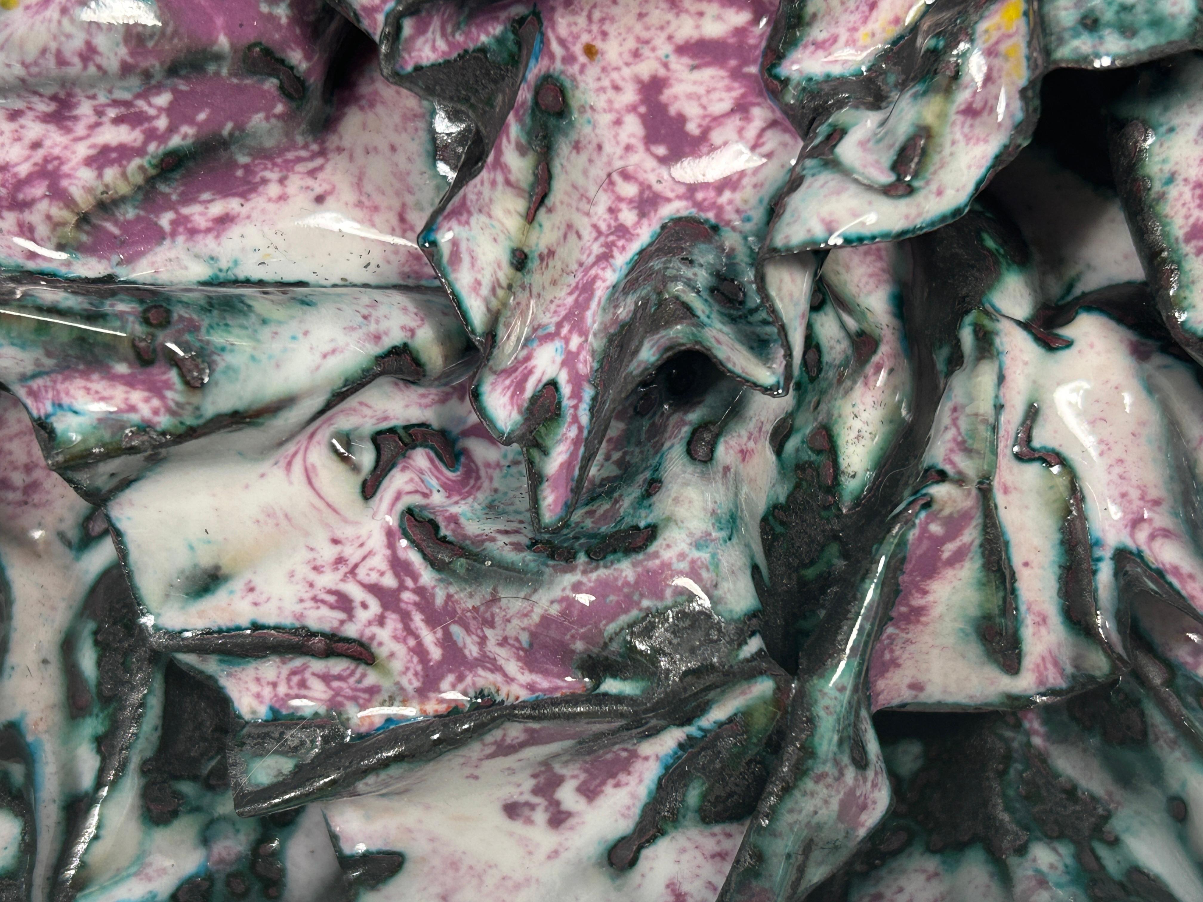 Sherry Been - "Springtime Heart" Abstract Wall Art Sculpture, 2023 For ...