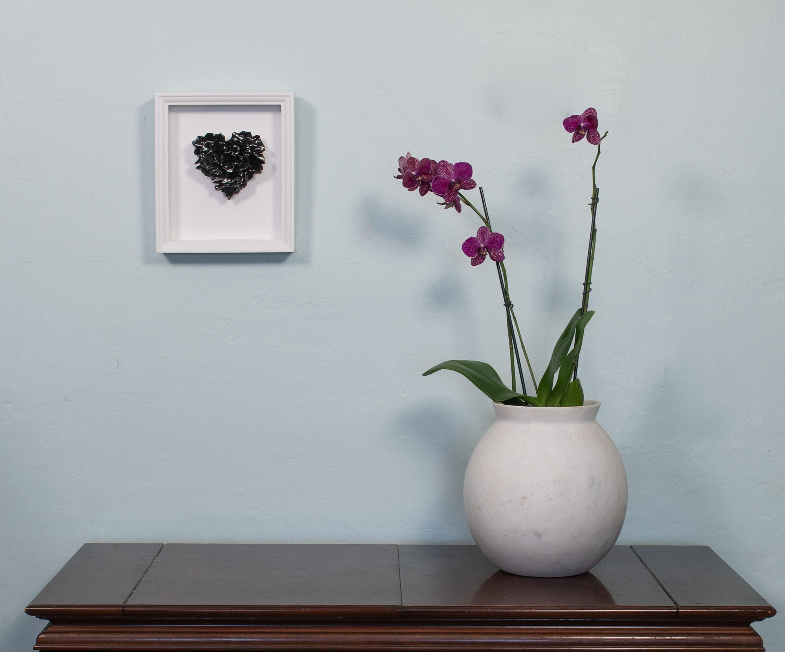Sherry Been - "Unforgotten Heart" Abstract Wall Art Sculpture, 2024 For ...