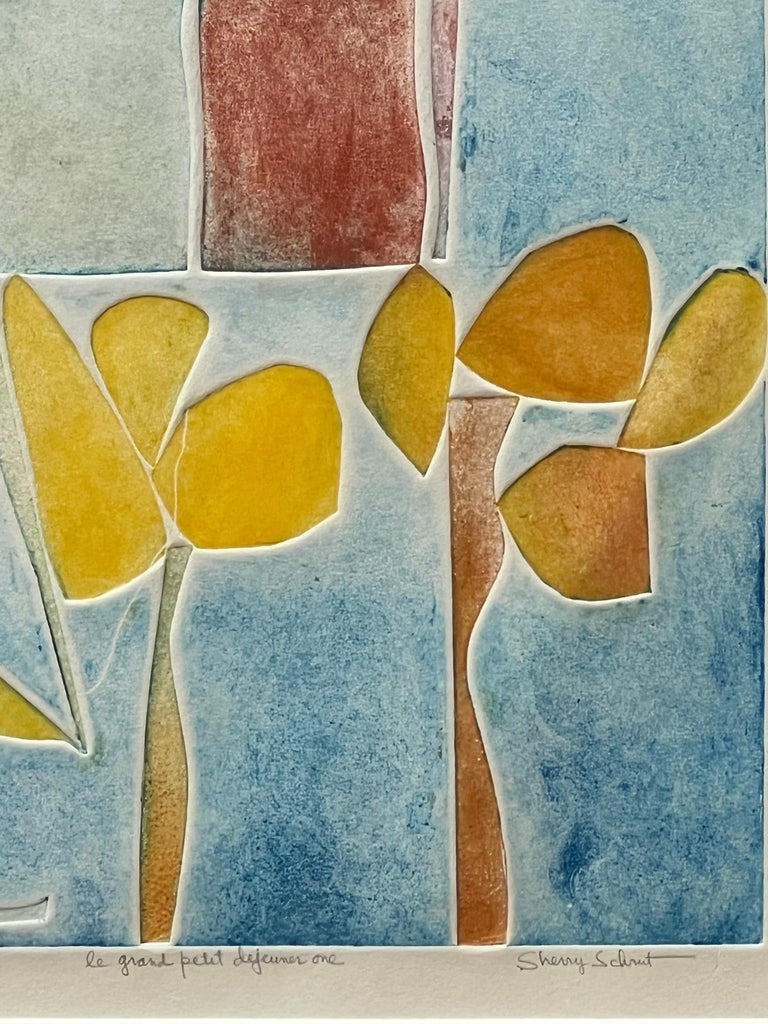 Shery Schrut - "Le Grand Petit Dejeuner One" Etching by Sherry Schrut ...