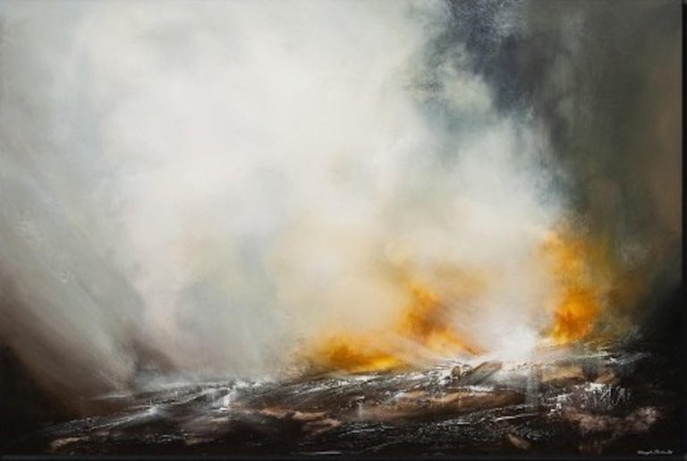 Sheryl Roberts - Sheryl Roberts, Our Path, Moorland Landscape Art ...
