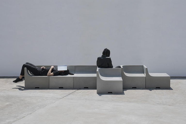'SHI' Modular Bench / Sofa made of Concrete For Sale at 1stDibs ...