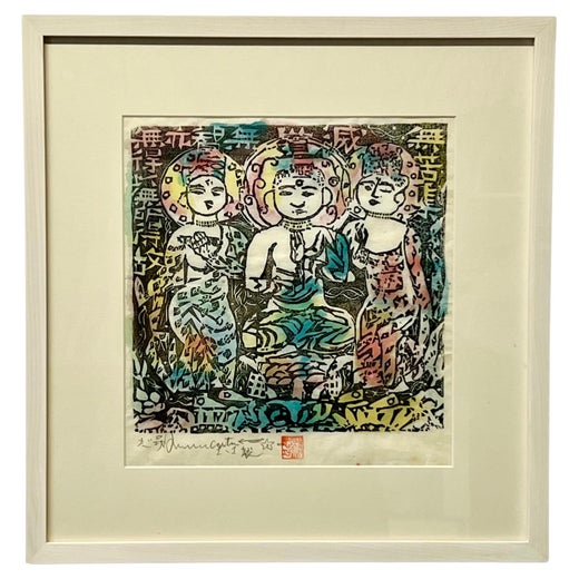 Shiko 'Shikou' Munakata Signed Japanese Mingei Woodblock Print Hirosaki ...