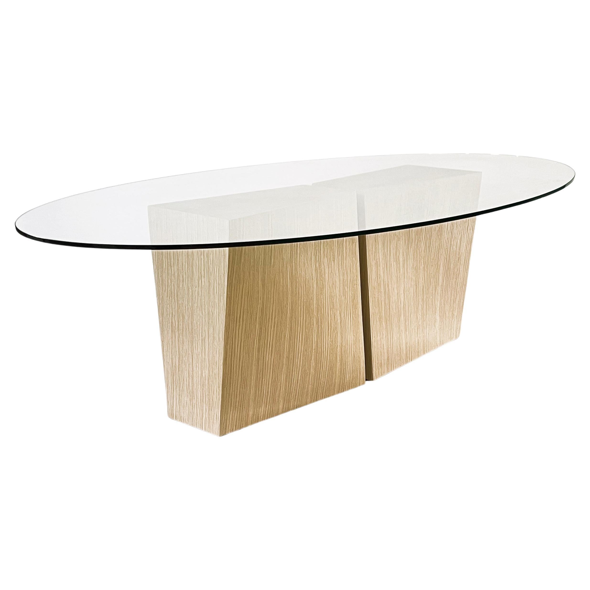 aan/aix modernist dining pedestals, hand built by William Earle since ...