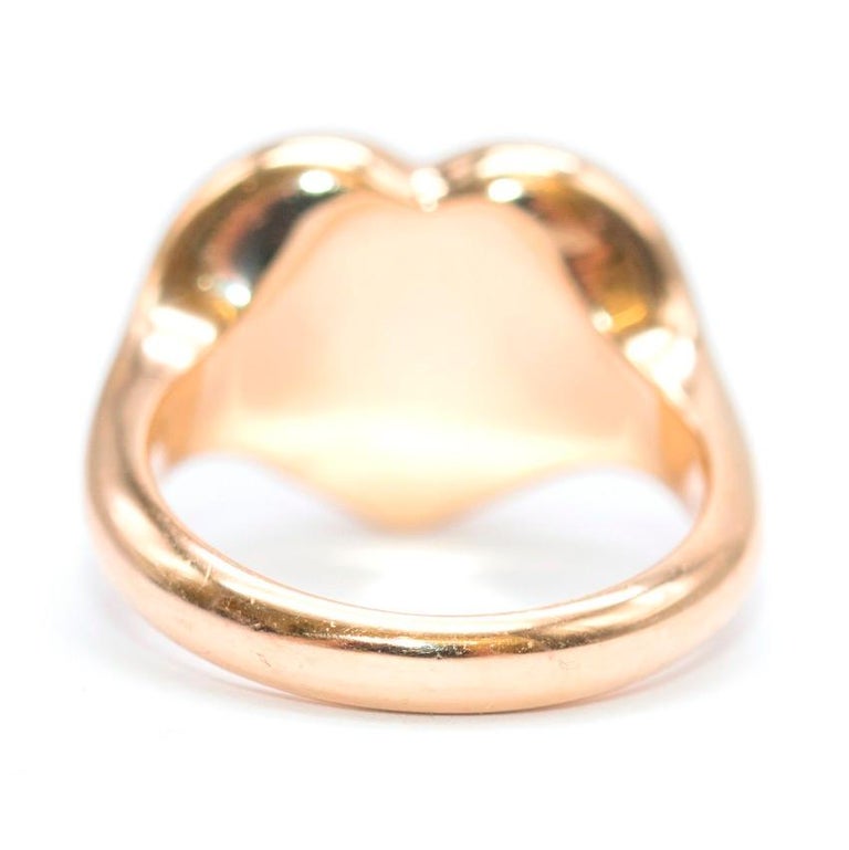 Shima Azman 18k Gold 'S' Signet Ring - Made To Order For Sale at ...