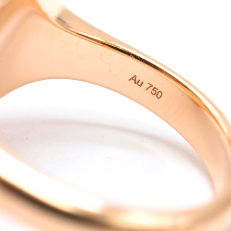 Shima Azman 18k Gold 'S' Signet Ring - Made To Order For Sale at ...