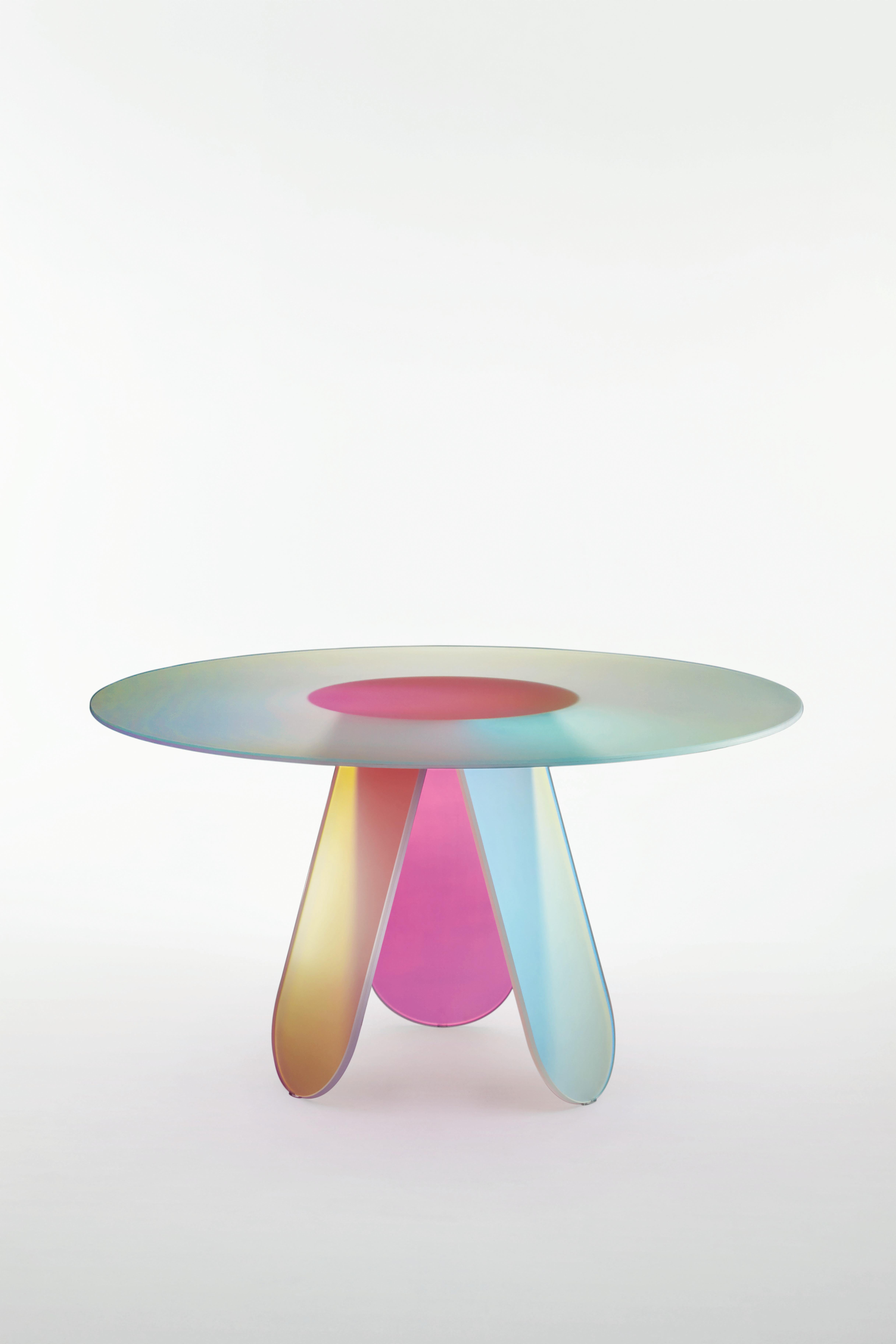 SHIMMER Circular Medium High Table D 140cm, by Patricia Urquiola for ...