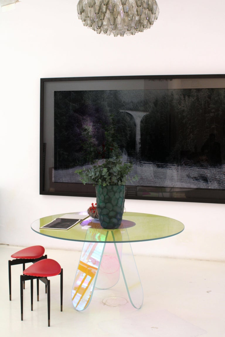 Shimmer Circular Table Desgined by Patricia Urquiola For Sale at 1stDibs