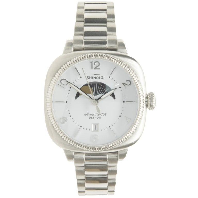 Shinola Stainless Steel Gomelsky Moonphase For Sale at 1stDibs