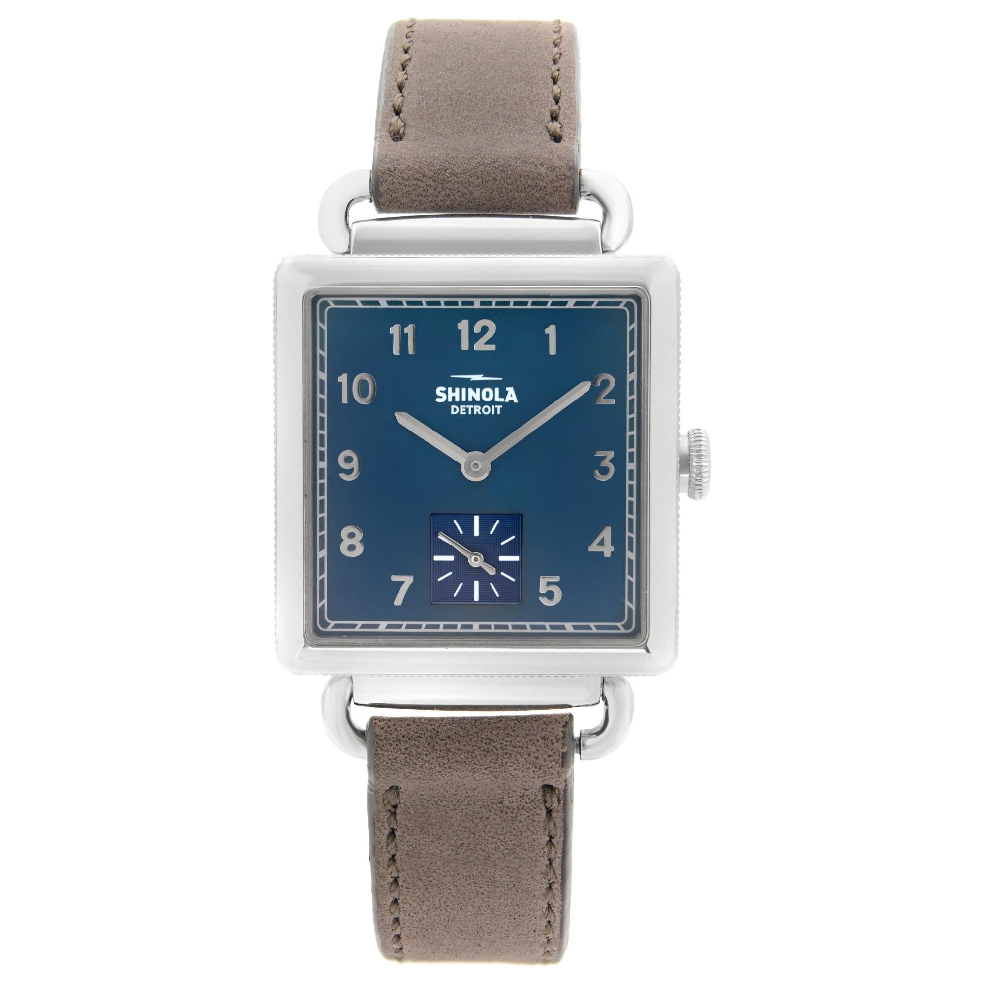 Shinola the Cass Steel Navy Blue MOP Dial Quartz Ladies Watch ...