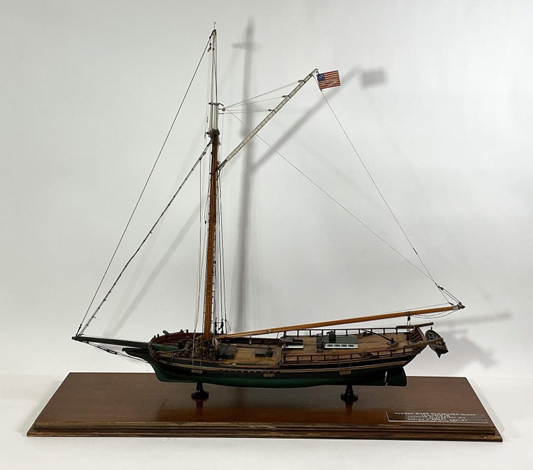Ship Model "Hudson River Sloop Illinois" For Sale at 1stDibs