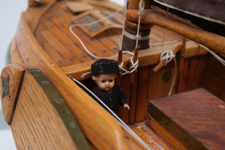 Ship model Marker Botter of 1889 Holland For Sale at 1stDibs