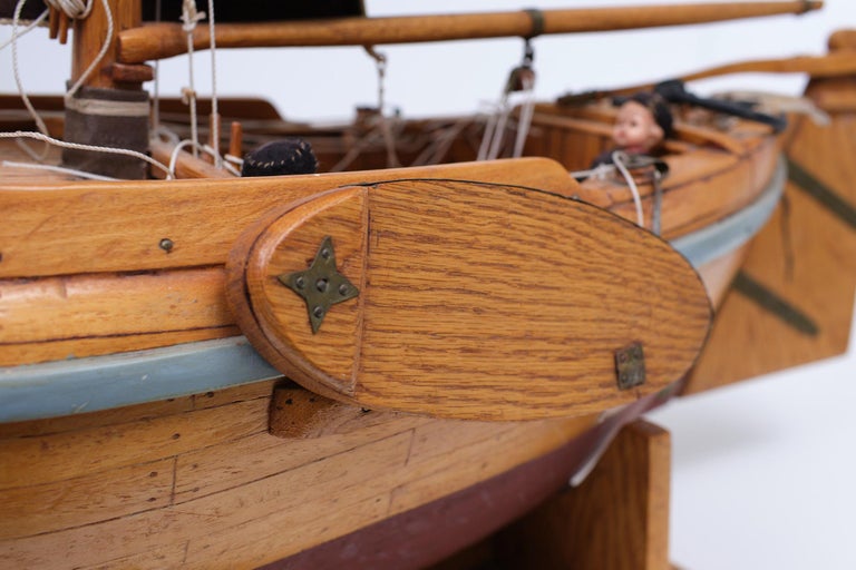 Ship model Marker Botter of 1889 Holland For Sale at 1stDibs