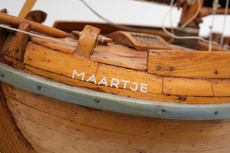 Ship model Marker Botter of 1889 Holland For Sale at 1stDibs