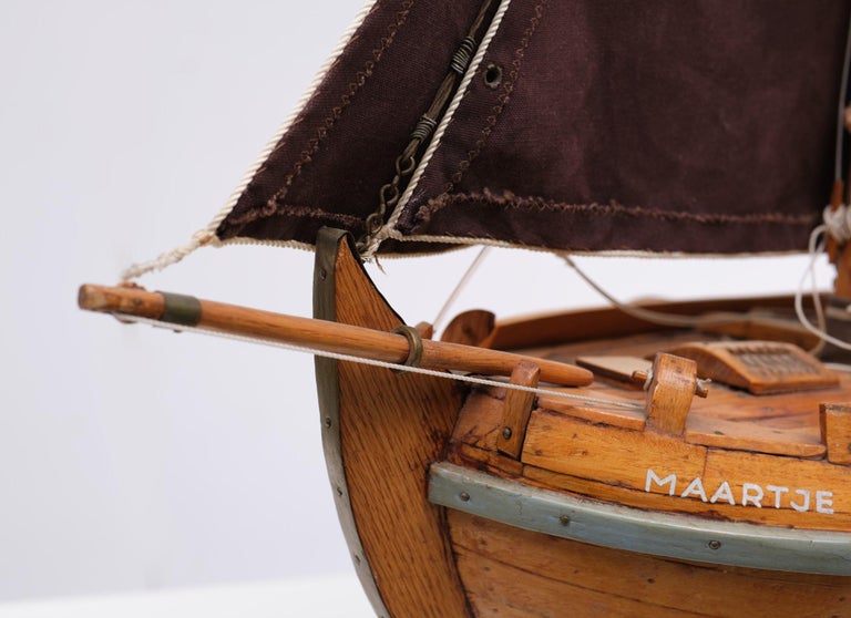 Ship model Marker Botter of 1889 Holland For Sale at 1stDibs