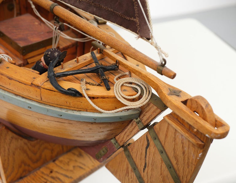 Ship model Marker Botter of 1889 Holland For Sale at 1stDibs