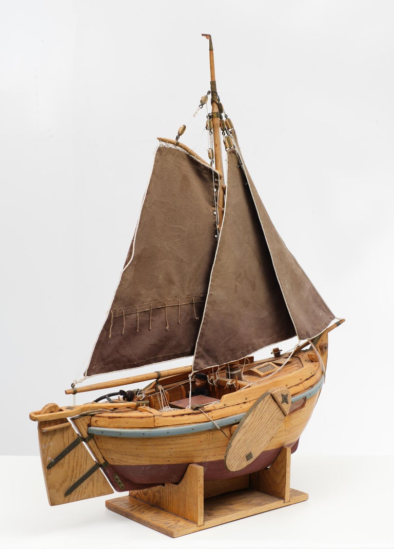 Ship model Marker Botter of 1889 Holland For Sale at 1stDibs