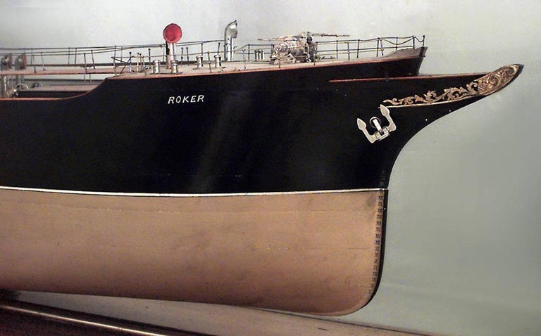 Victorian Ship Model in Glass Case For Sale at 1stDibs